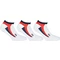 Fila Unique Ανδρικές Κάλτσες Κοντές με Σχέδια Λευκές 3Pack F9198-300 ...