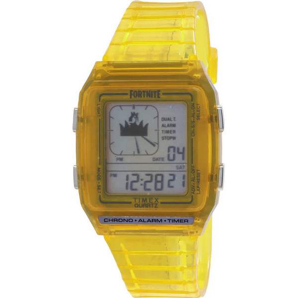 Timex Ψηφιακό Ανδρικό Ρολόι με Κίτρινο Καουτσούκ Λουράκι TW2W96600 ...