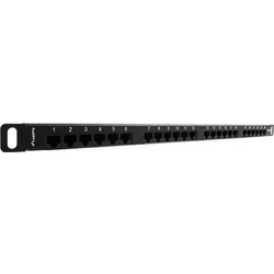 Lanberg PPS6-1024-S Ethernet Patch Panel Rack 1U 19" 24 Θυρών Cat.6 ...