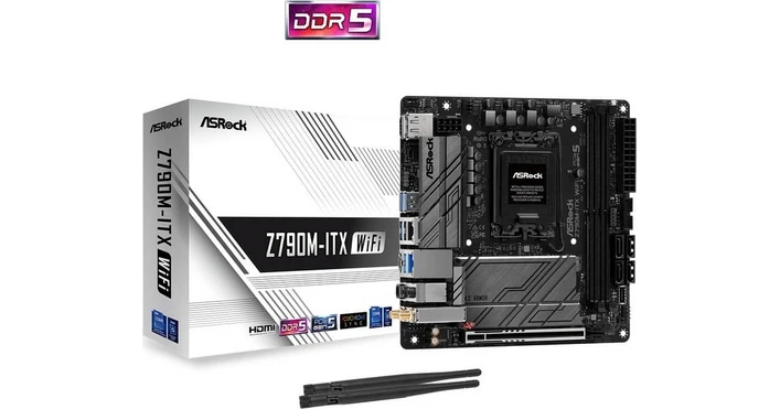 Asrock Z790M-ITX WiFi Motherboard Mini ITX με Intel 1700 Socket | BestPrice.gr
