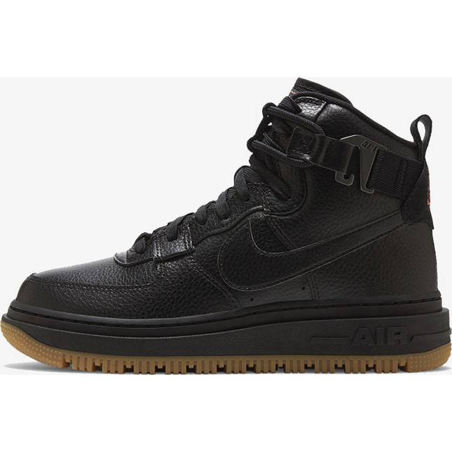 Nike Air Force High Utility 2.0 Γυναικεία Sneakers Μποτάκια Μαύρα ...