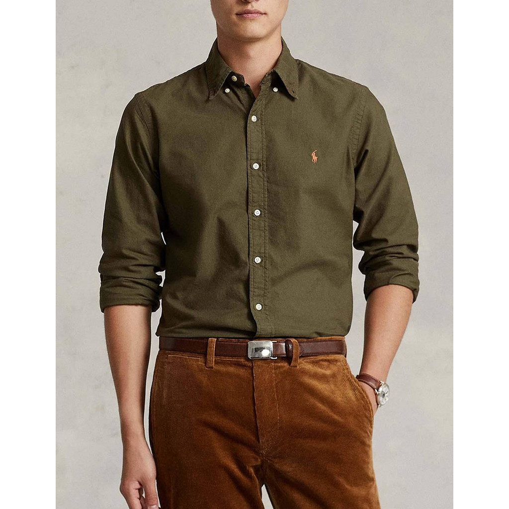 Polo Ralph Lauren Ανδρικό Πουκάμισο Βαμβακερό Μακρυμάνικο Κανονική ...