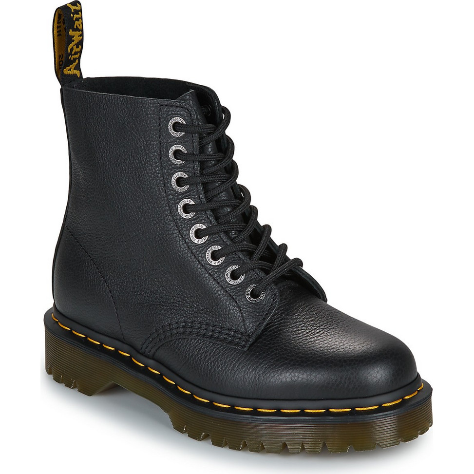 Dr. Martens 1460 Pascal Γυναικεία Αρβυλάκια Δερμάτινα Μαύρα με Χοντρό ...