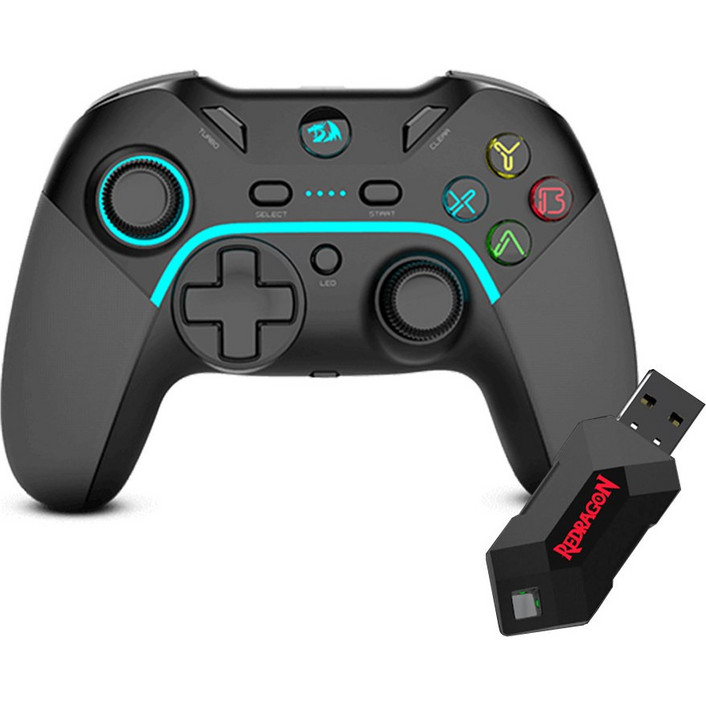 Redragon G808 Harrow Pro Wireless Controller PC & PS3 Black | BestPrice.gr