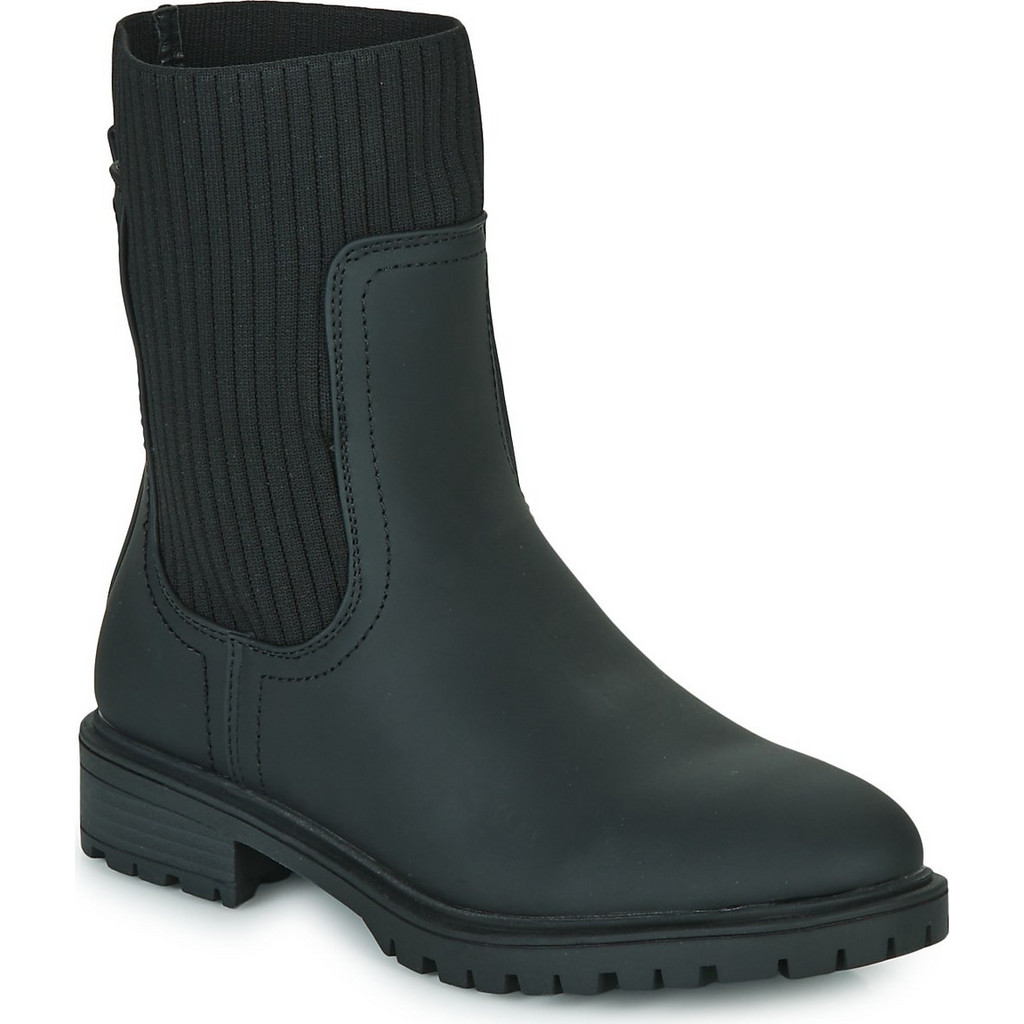 Moony Mood Georgia Γυναικεία Μποτάκια Chelsea Μαύρα με Χοντρό Χαμηλό Τακούνι W2LD27073 από 40,80 ...