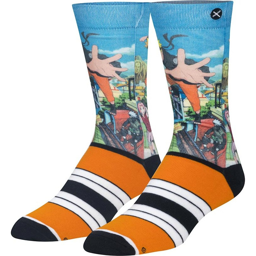 ODD SOX Naruto Ανδρικές Κάλτσες Ψηλές με Σχέδια Πολύχρωμες 1Pack ...