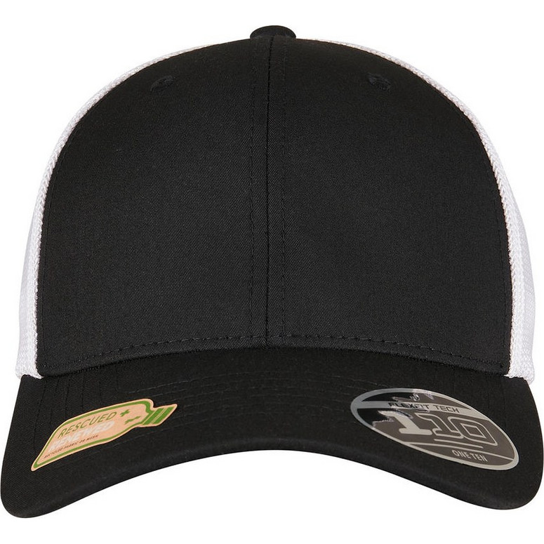 Flexfit 2-Tone Ανδρικό Καπέλο Jockey με Δίχτυ Snapback Υφασμάτινο Μαύρο ...