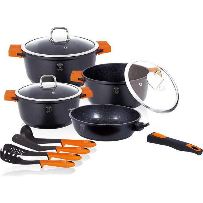 Berlinger Haus Σετ Μαγειρικά Σκεύη Αλουμινίου με Αντικολλητική ...