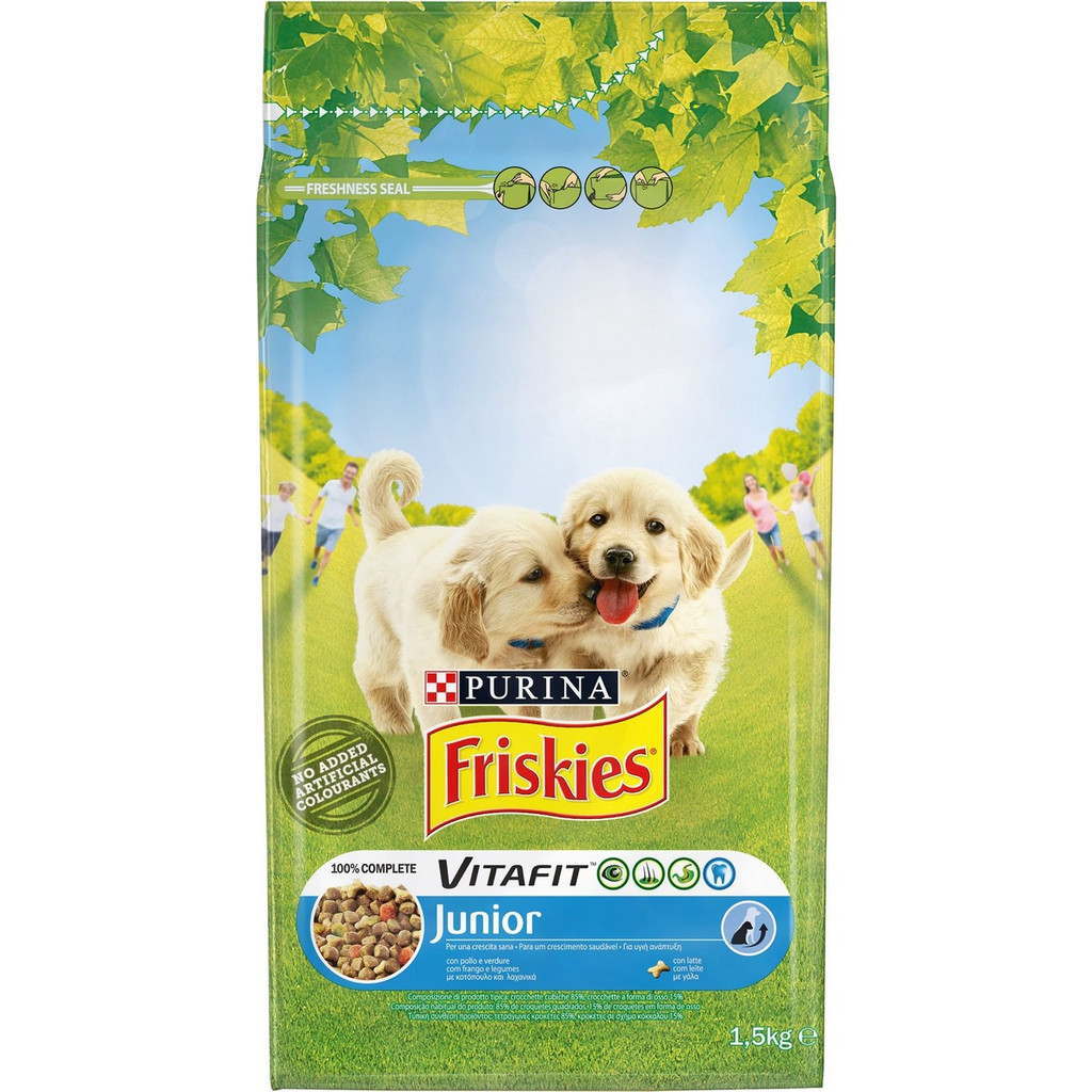 Purina Friskies 5 Promises Junior with Chicken, Milk & Vegetables 1.5kg ...