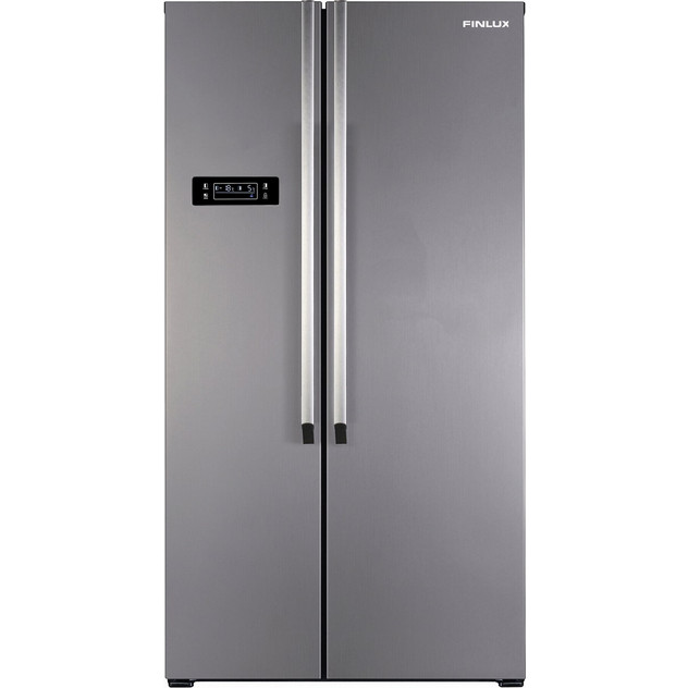 Finlux SBS-440IX Ψυγείο Ντουλάπα 432lt No Frost Υ177xΠ90xΒ59cm Inox