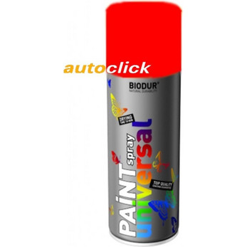 Biodur Paint Spray Universal Σπρευ Βαφή Κόκκινο Gloss 400ml | BestPrice.gr