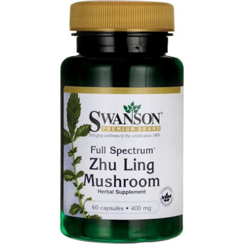 Swanson Full Spectrum Zhu Ling Mushroom 400mg 60 Κάψουλες | BestPrice.gr