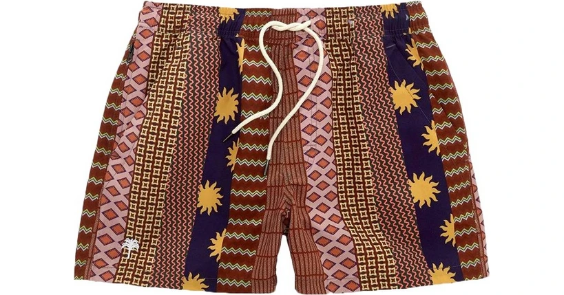 OAS Mixtape Ανδρικό Μαγιό Σορτς με Σχέδια Καφέ 5001-263 | BestPrice.gr