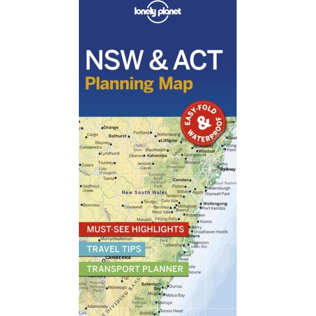 Lonely Planet New South Wales & ACT Planning Map 1 | BestPrice.gr