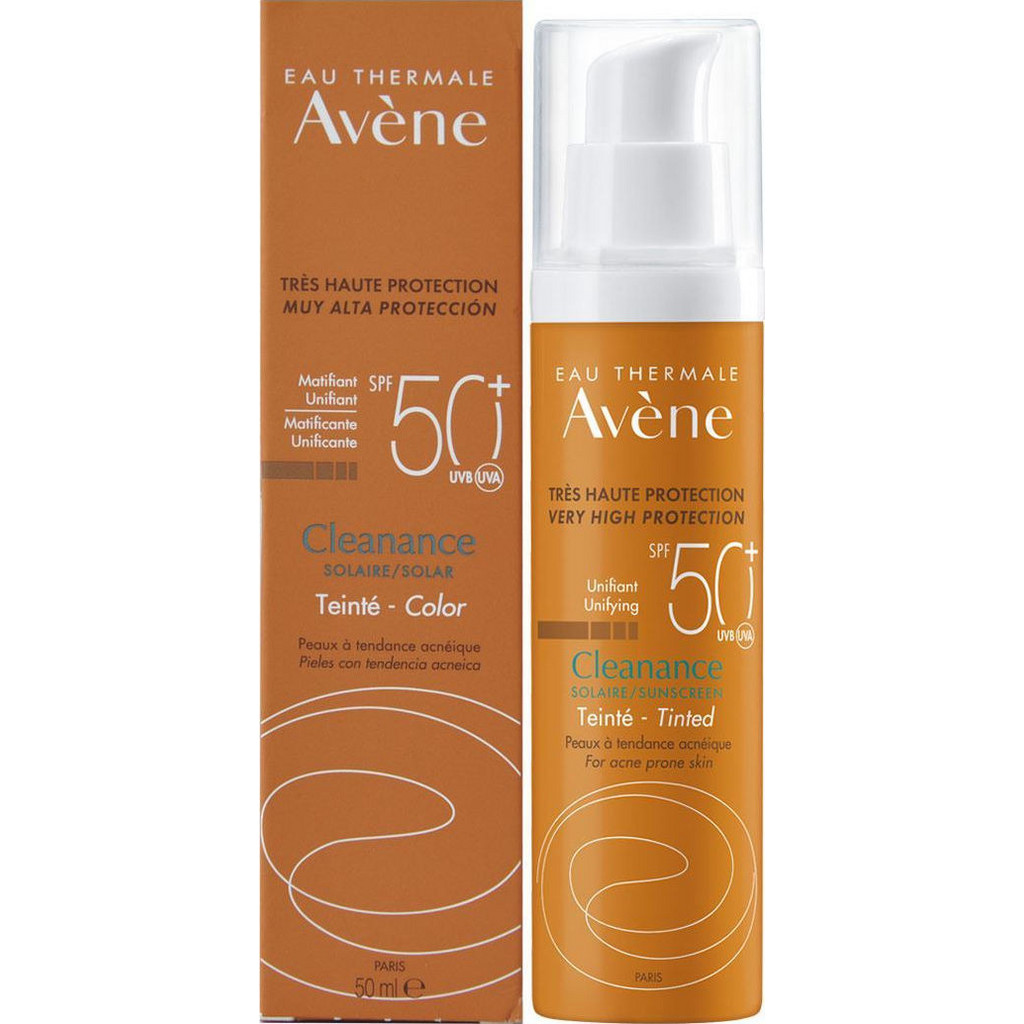 Avene Cleanance Solaire Αντηλιακή Κρέμα Προσώπου Αντιγηραντική Κατά των ...