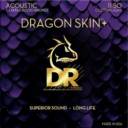 DR Strings Dragon Skin+ Coated Χορδές 5-Χορδου | BestPrice.gr
