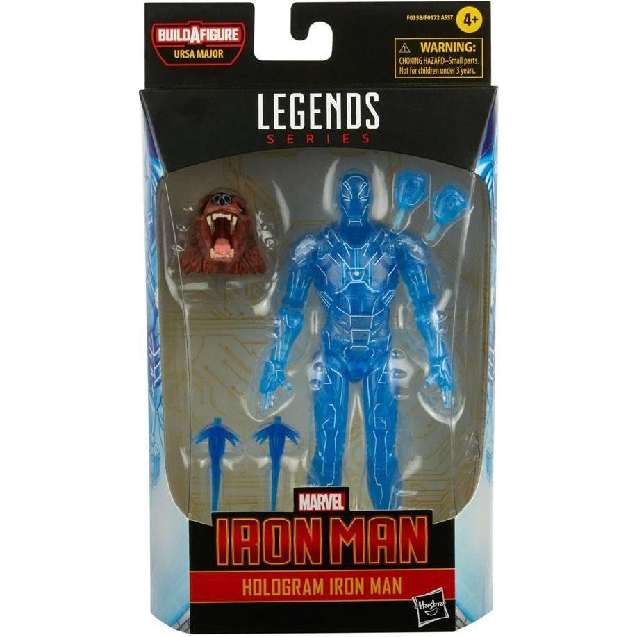 Hasbro Marvel Legends Hologram Iron Man Build-a-Ursa Major Figure ...