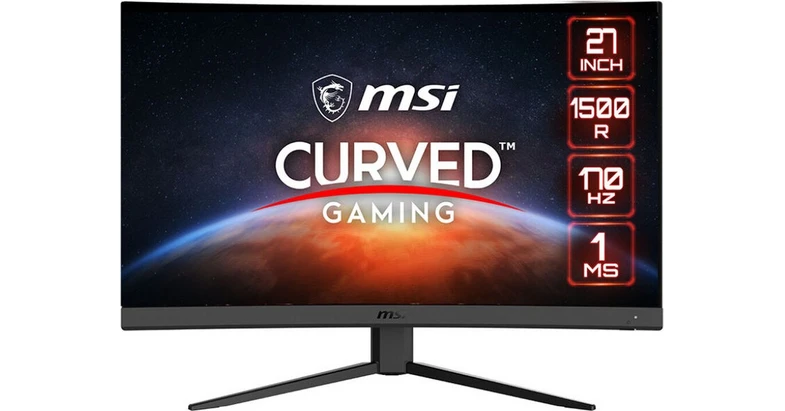 MSI Optix G27CQ4 E2 VA Curved Gaming Monitor 27" 2560x1440 QHD 165Hz ...