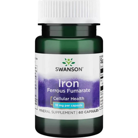 Swanson Iron Ferrous Fumarate 60 Κάψουλες | BestPrice.gr