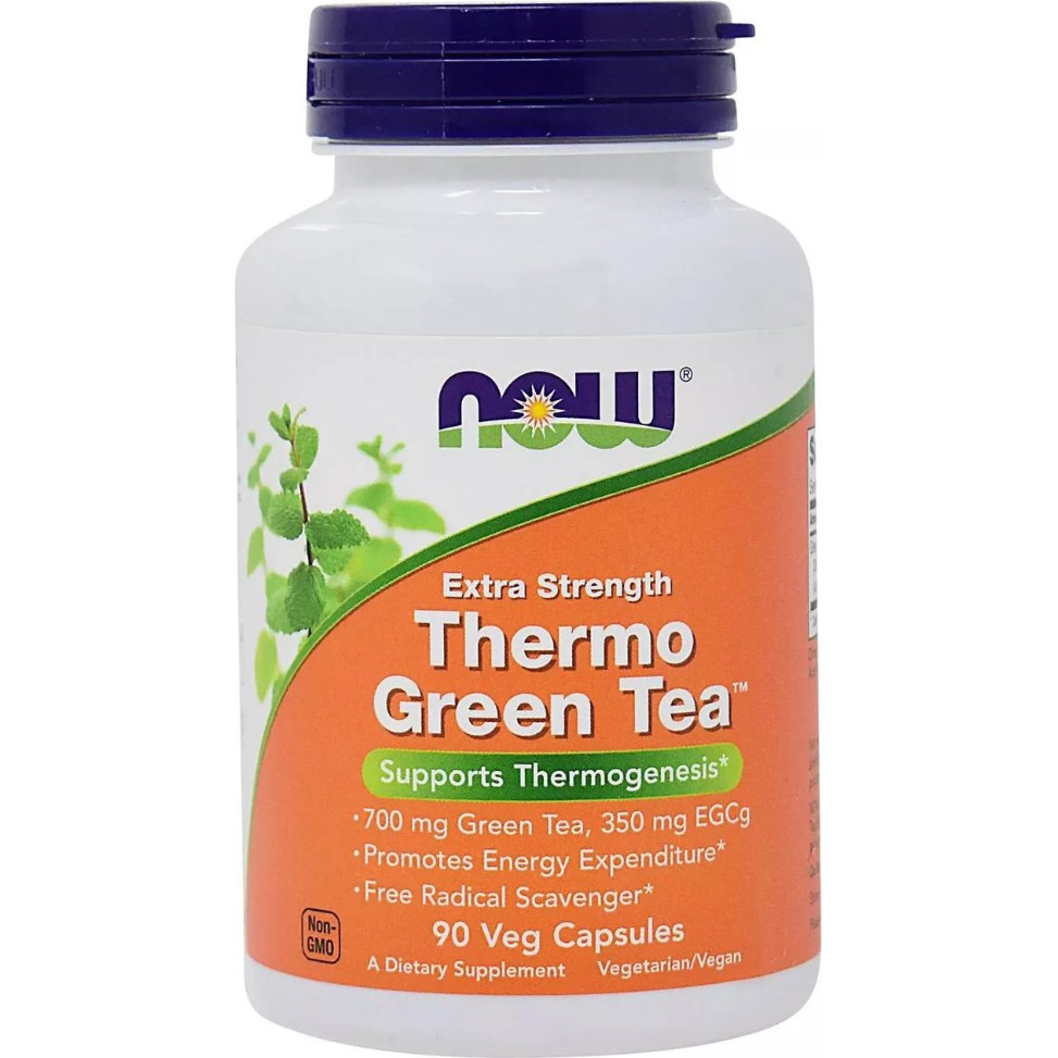 Now Foods Thermo Green Tea Θερμογεννετικός Λιποδιαλύτης με Πράσινο Τσάι ...
