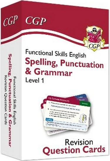 Functional Skills English Revision Question Cards: Spelling ...