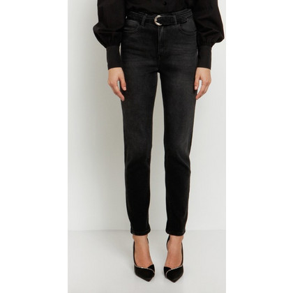 Toi & Moi Ψηλόμεσο Γυναικείο Τζιν Παντελόνι Mom Fit Εφαρμογή Μαύρο 20 ...