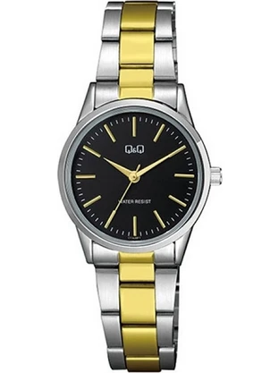 Q&Q Γυναικείο Ρολόι με Χρυσό Μεταλλικό Μπρασελέ C04A008PY | BestPrice.gr