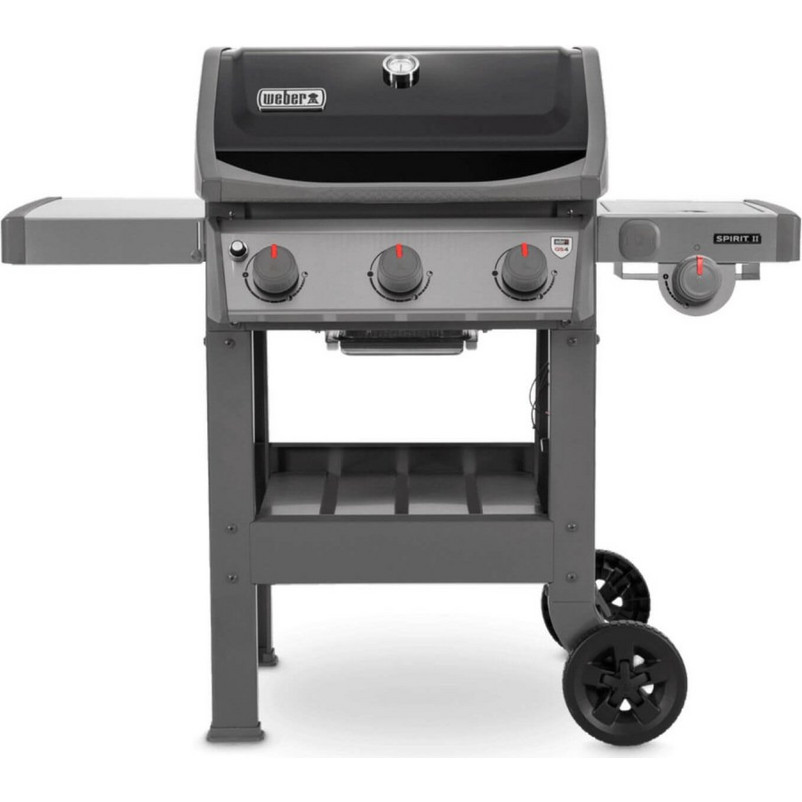 Weber Spirit II E320 GBS Ψησταριά Υγραερίου με 3 Εστίες και Πλαϊνό Μάτι ...