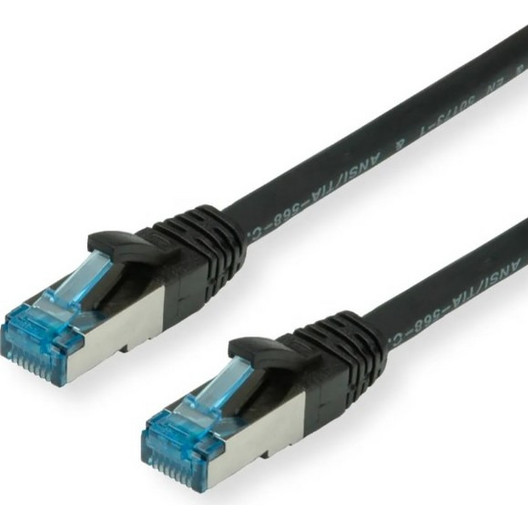 Value S/FTP Cat.6a Καλώδιο Δικτύου Ethernet 0.3m Black 21.99.1964-100 ...