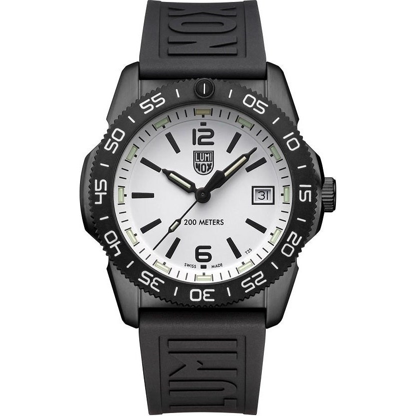 Luminox Pacific Diver Ανδρικό Ρολόι με Μαύρο Καουτσούκ Λουράκι XS.3127M ...