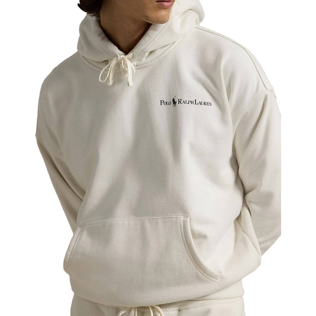 Polo Ralph Lauren Ανδρικό Φούτερ με Κουκούλα & Τσέπες Εκρού 710917904 ...