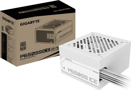 Gigabyte P650SS Ice 650W Τροφοδοτικό Υπολογιστή ATX 3.0 ΑΤΧ 3.1 80 PLUS ...