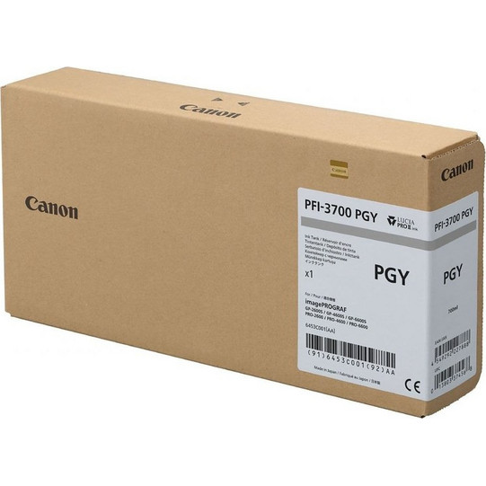 Canon PFI-3700 Photo Grey Μελάνι Εκτυπωτή Inkjet 6453C001 | BestPrice.gr