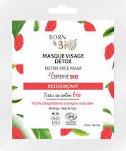Born to Bio Detox Sheet Μάσκα Προσώπου για Καταπράυνση 20ml | BestPrice.gr