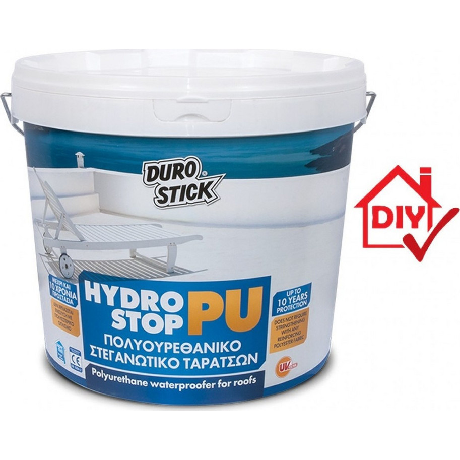 Durostick Hydrostop-PU Επαλειφόμενο Πολυουρεθανικό Στεγανωτικό Ταράτσας ...