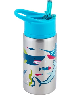 Stephen Joseph Charcoal Flower Παιδικό Μπουκάλι Πλαστικό BPA Free με ...