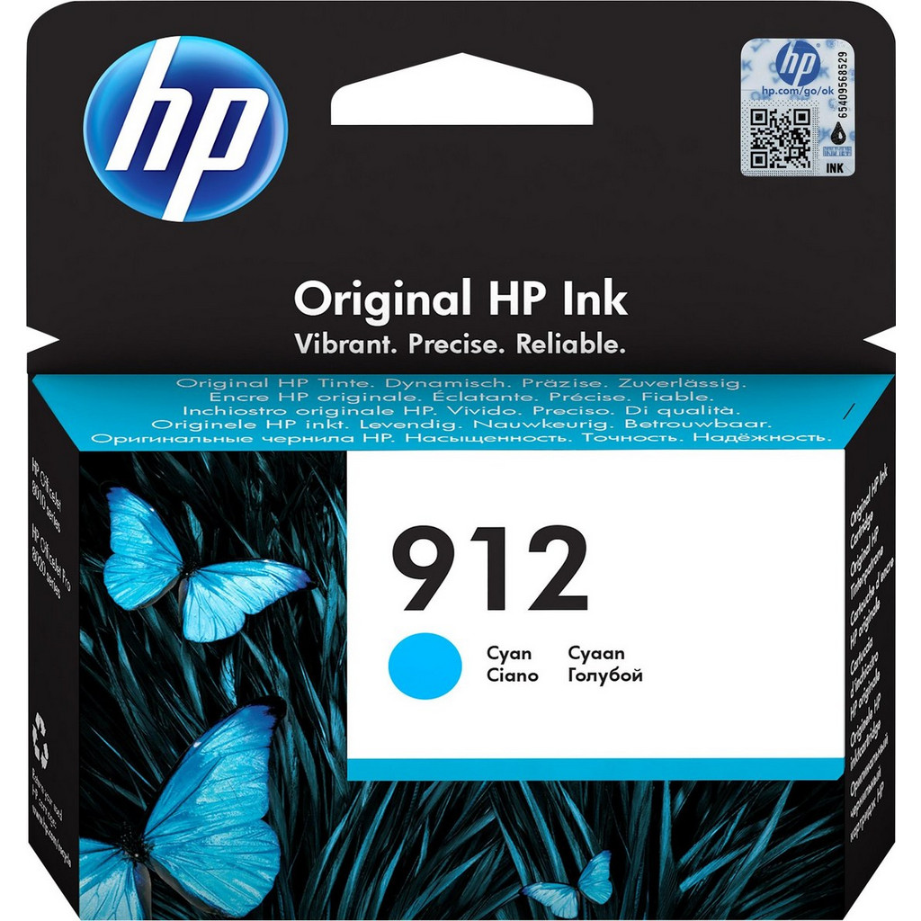 HP 912 Cyan Μελάνι Εκτυπωτή Inkjet | BestPrice.gr