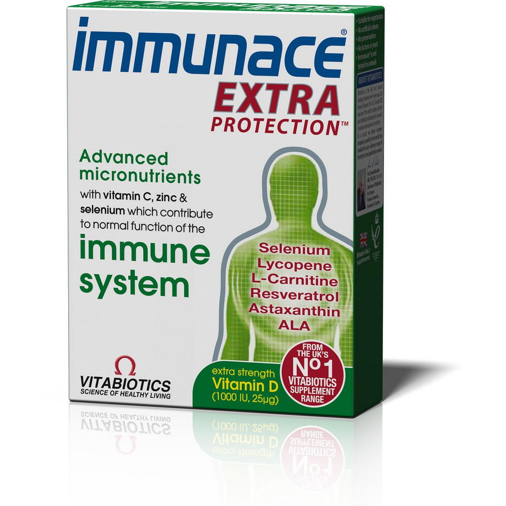 Vitabiotics Immunace Extra Protection 30 Κάψουλες | BestPrice.gr