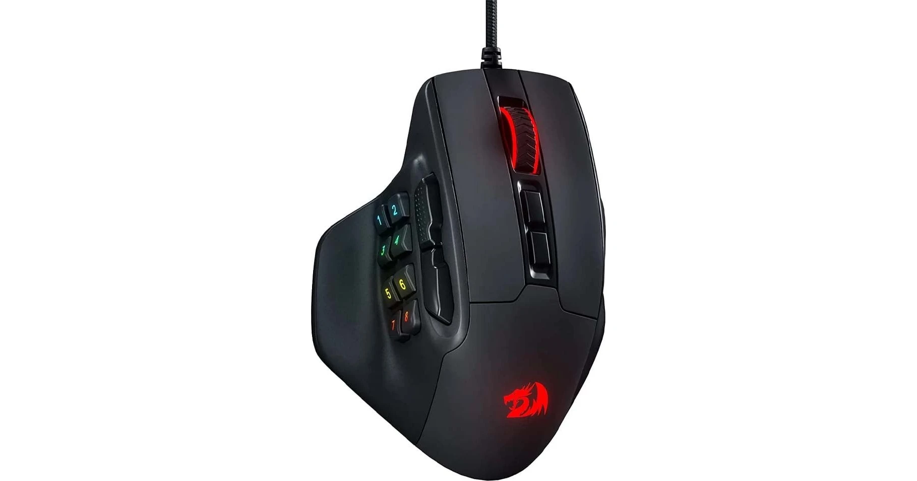 Redragon Aatrox M811 Ενσύρματο Gaming Ποντίκι RGB 12400 DPI Black ...