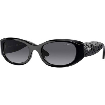 Vogue VO5525S W44/T3 Ανδρικά Γυαλιά Ηλίου Ορθογώνια Κοκάλινα Μαύρα με ...