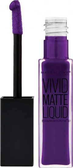 Maybelline Vivid Matte 43 Vivid Violet Long Lasting Liquid Κραγιόν 8ml ...
