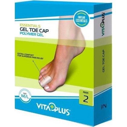 VitaPlus Gel Toe Cap Προστατευτικό Κάλυμμα Δακτύλου για Φουσκάλες ...
