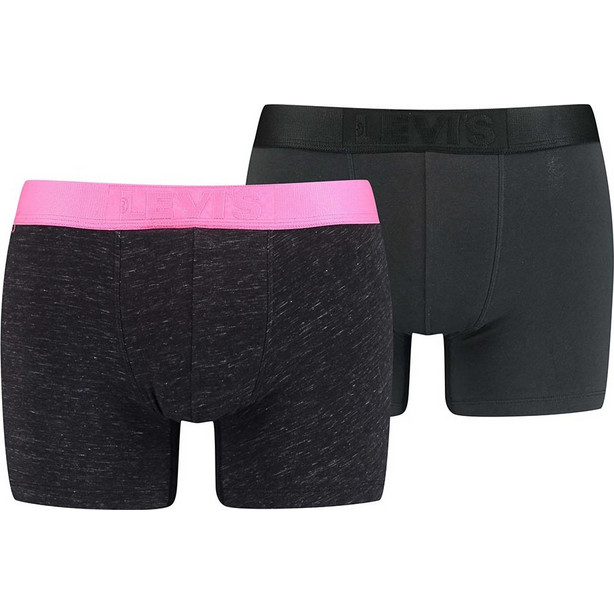 Levi's Ανδρικά Μποξεράκια Σετ 2Pack Μαύρα 37149-0331 | BestPrice.gr
