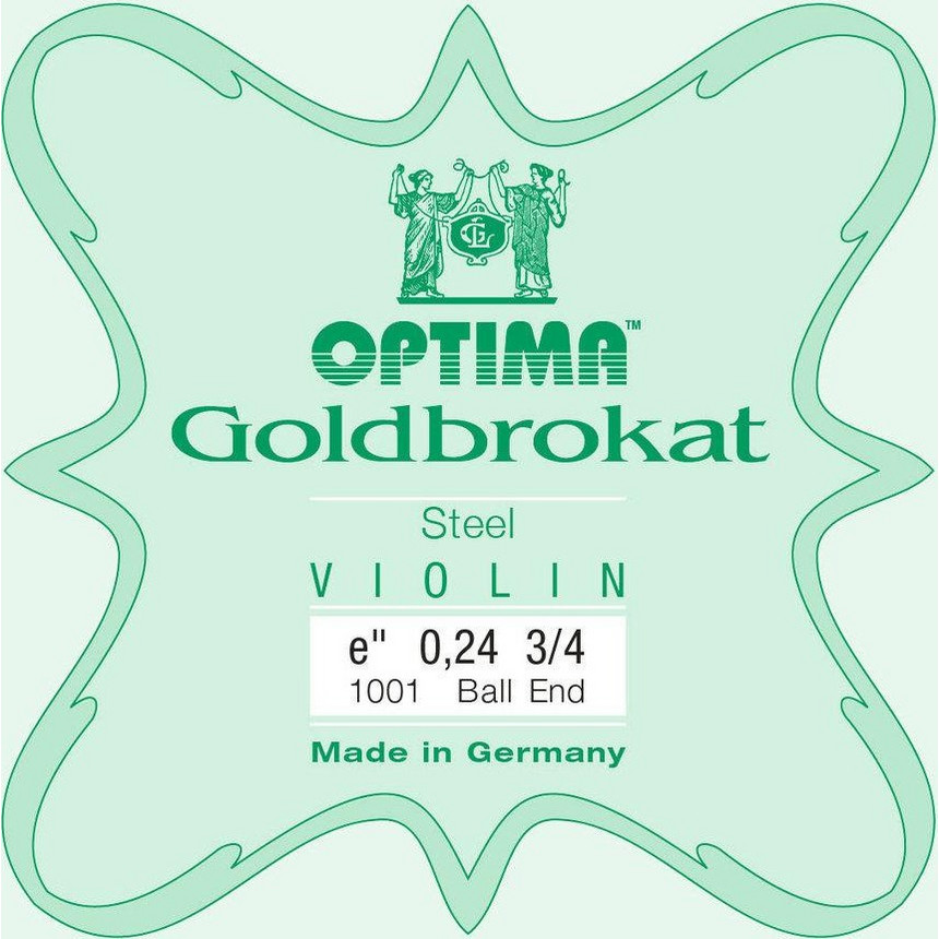 Optima G.1001.24.B.3.4 Goldbrokat Χορδή Βιολιού E Stainless Steel 24 ...