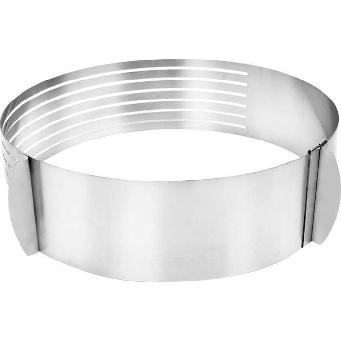 For Home Τσέρκι Ζαχαροπλαστικής από Ανοξείδωτο Ατσάλι Στρογγυλή 30x8.5cm AZB-1005 | BestPrice.gr