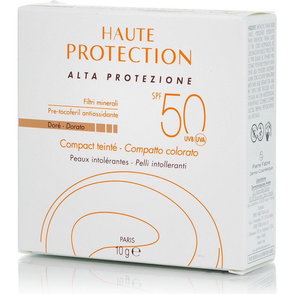 Avene High Protection Tinted Dore Compact Make Up SPF50 10gr | BestPrice.gr