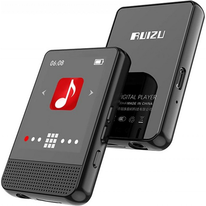 Ruizu M16 MP3 Player 16GB με Οθόνη Αφής 1.8" με Bluetooth & Ραδιόφωνο ...