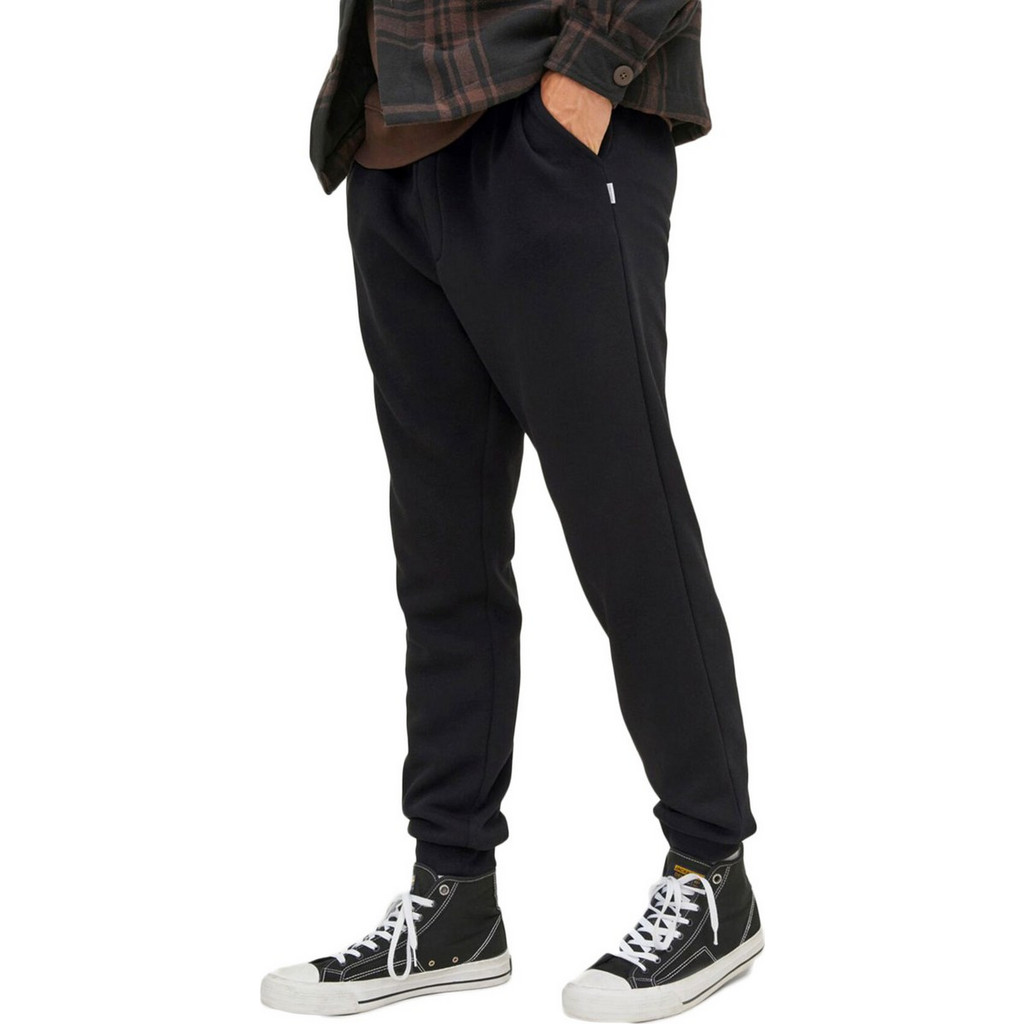 Jack & Jones Ανδρικό Παντελόνι Φόρμας με Λάστιχο Μαύρο 12249274 ...