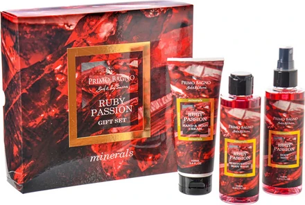 Primo Bagno Ruby Passion Hand & Body Cream 100ml + Body Wash 150ml + Body Mist 150ml | BestPrice.gr