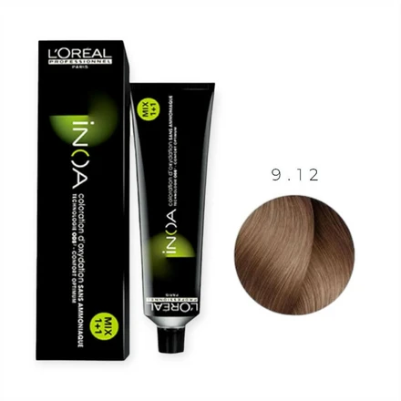 L'Oreal Professionnel Inoa 9.12 Ξανθό Πολύ Ανοιχτό Σαντρέ Ιριζέ Μόνιμη ...
